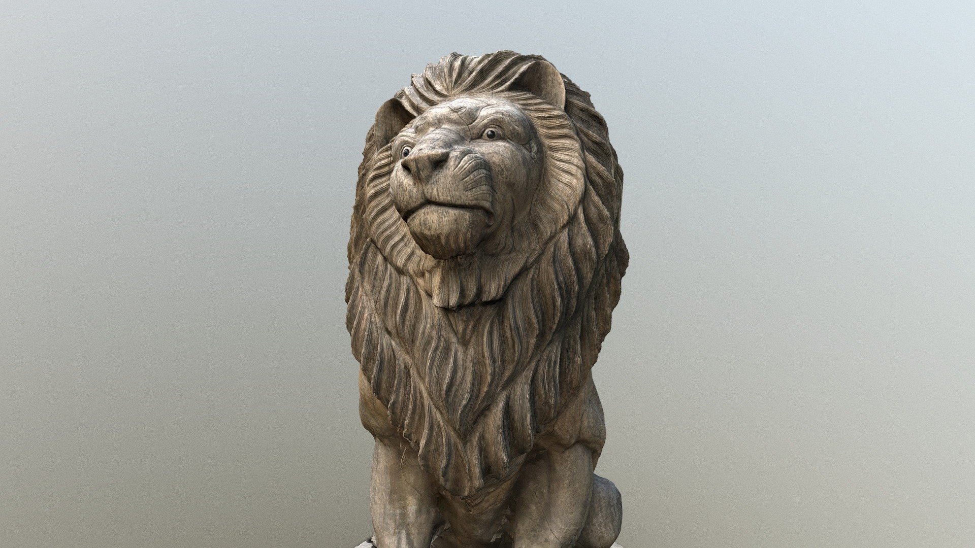 Wooden Lion 2019.2 [Low Poly] - Download Free 3D model by AliceVision ...