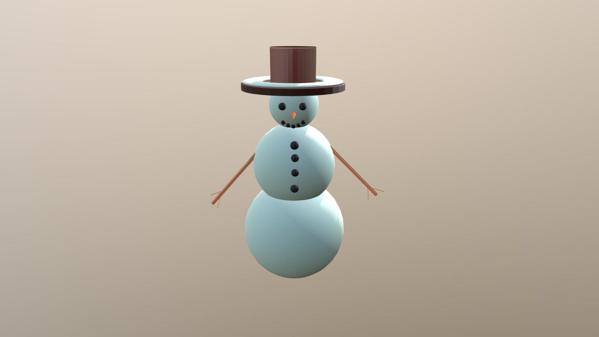 Snow Man - 3D model by abajamal0005 [ef45def] - Sketchfab