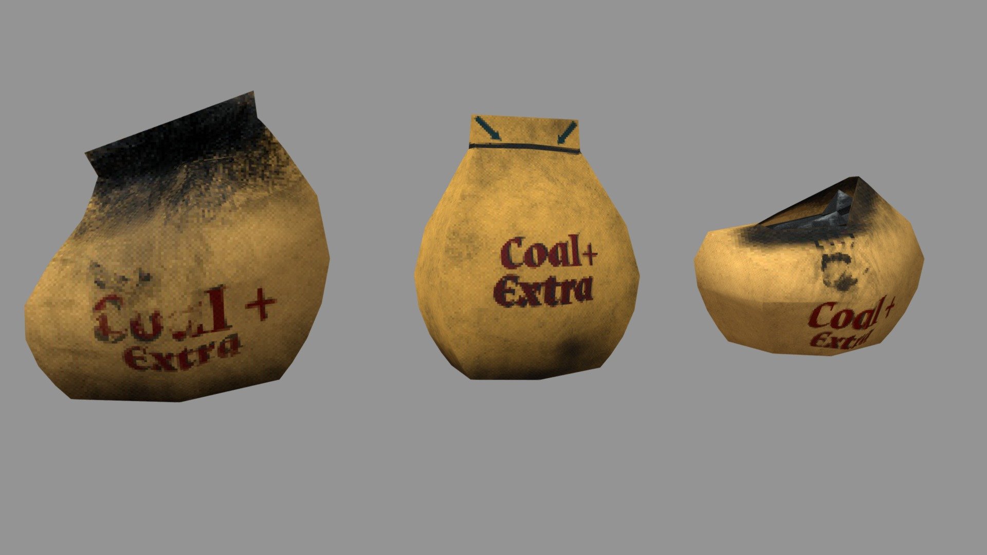 PSX Coal Pack - 3D model by DrainerTwin [ef460e7] - Sketchfab
