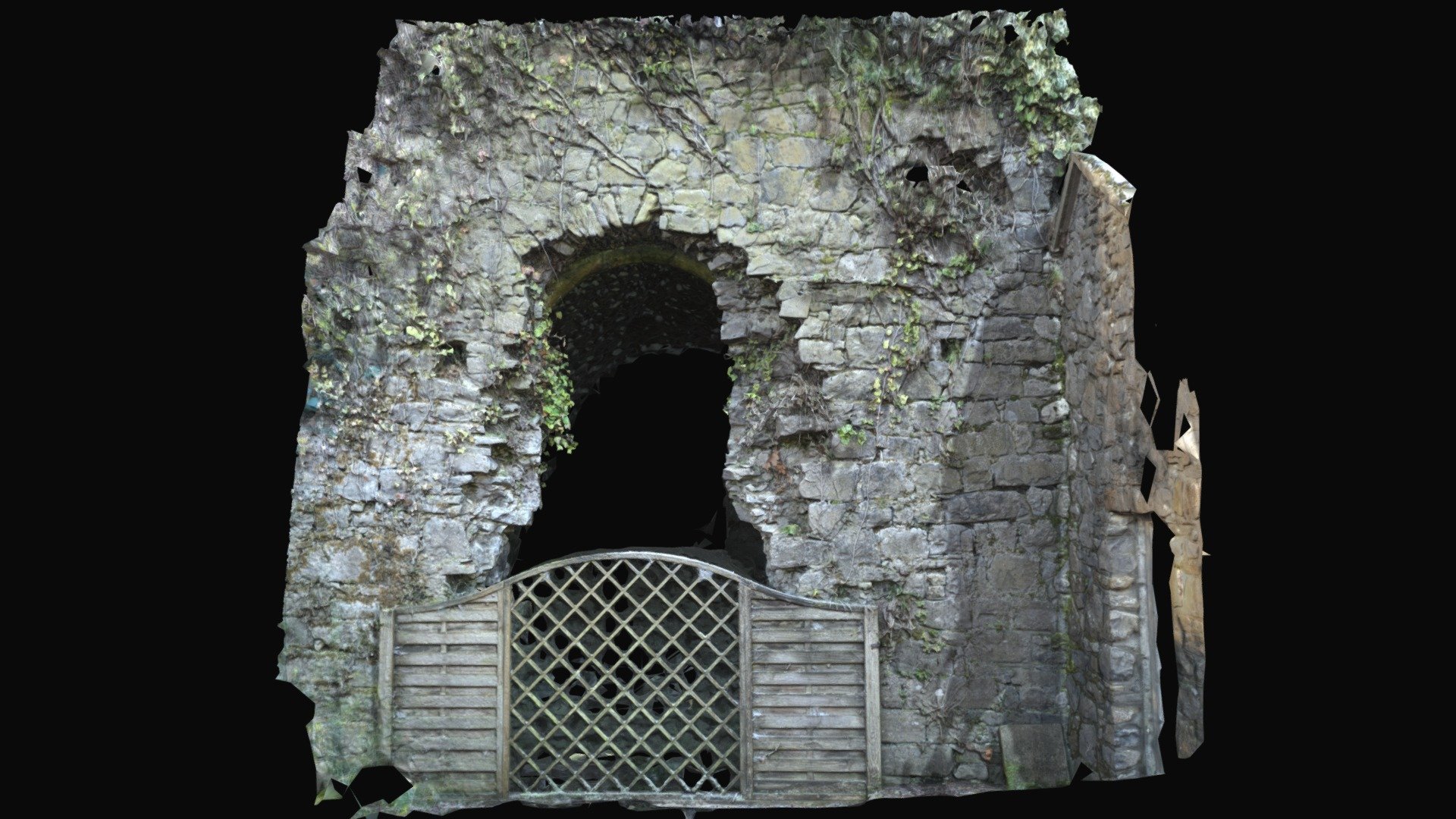 Killeigh Friary Chapter House East Wall - Download Free 3D model by ...