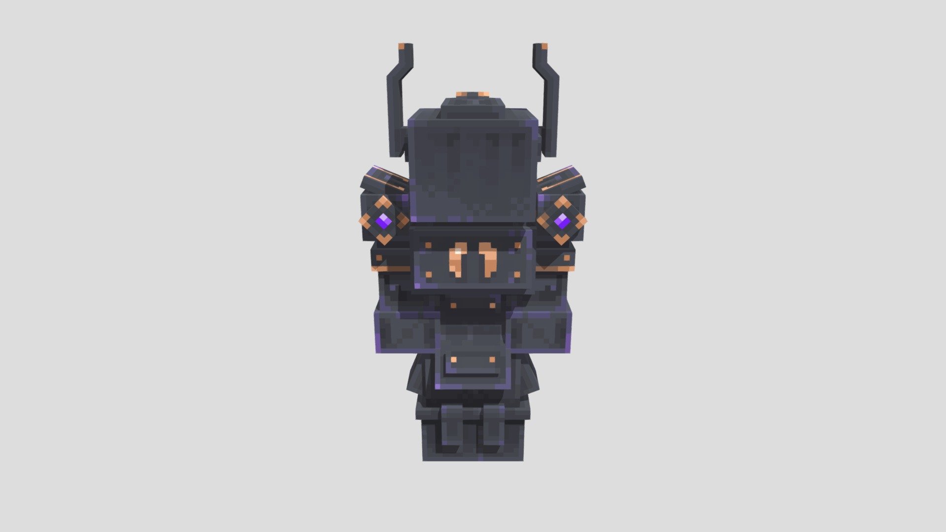 Obsidian Paladin armor model for Minecraft - 3D model by alex ...