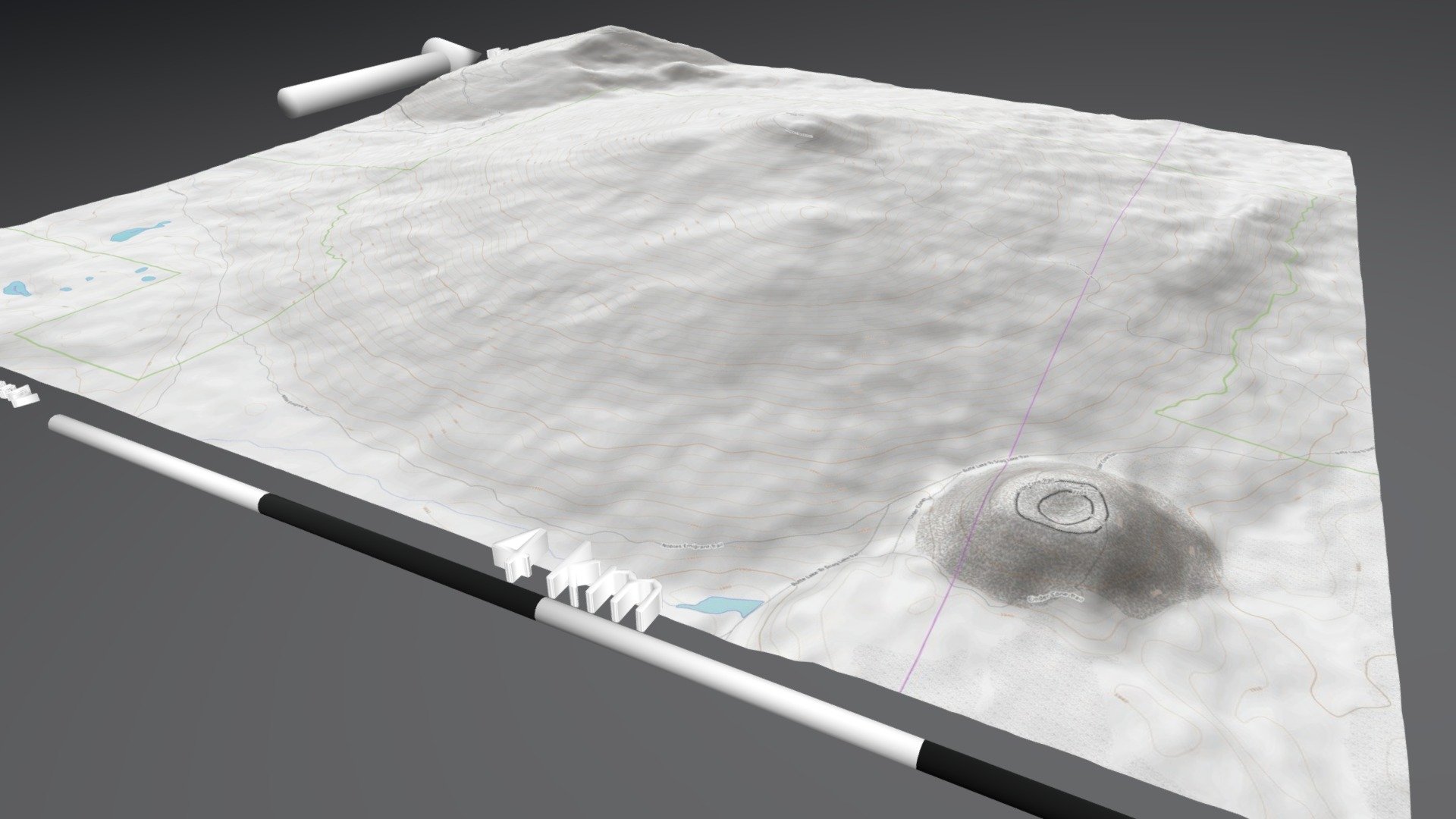 Prospect Peak & The Cinder Cone - Download Free 3D model by Charlie ...
