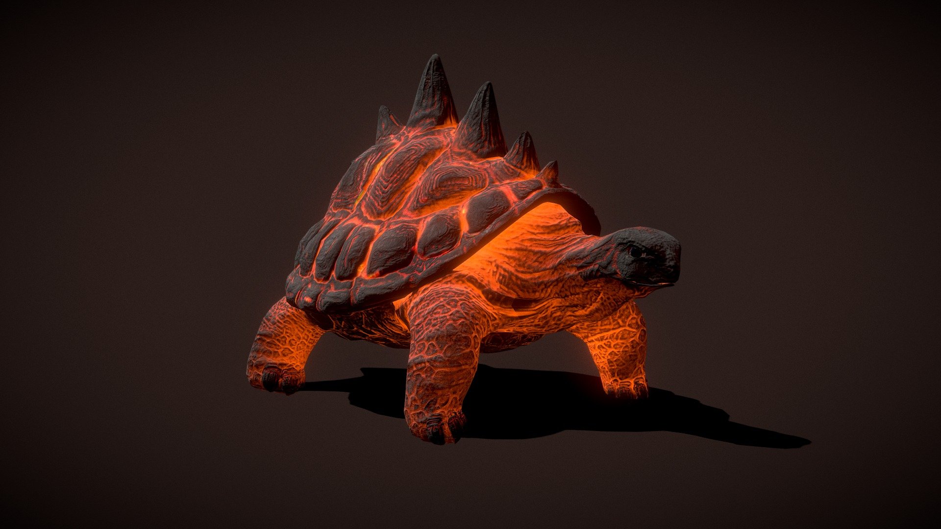 Lava Turtle Animated - Buy Royalty Free 3D model by Karolina Renkiewicz ...