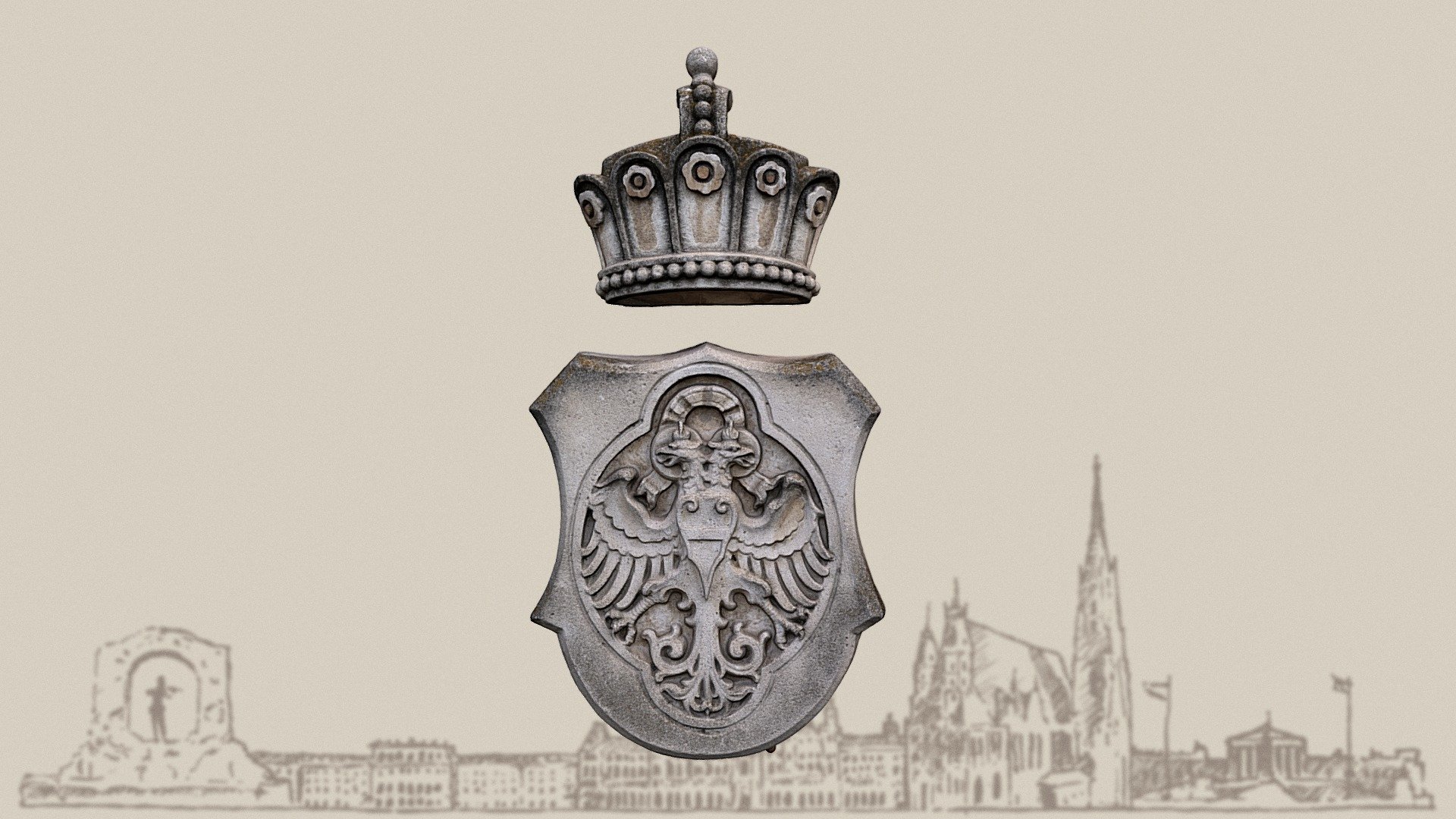 Wappen - Download Free 3D model by noe-3d.at (@www.noe-3d.at) [ef49e98 ...