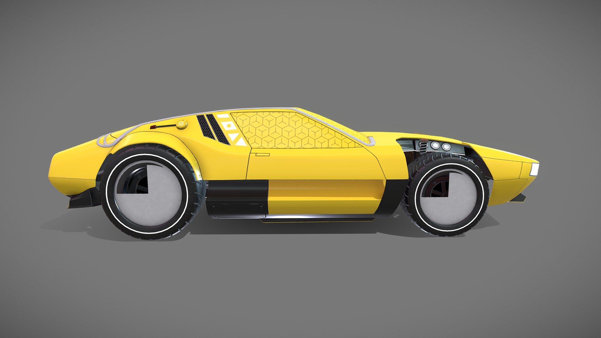 Concept car 2 - reupload - 3D model by baudoin [ef4b3a0] - Sketchfab