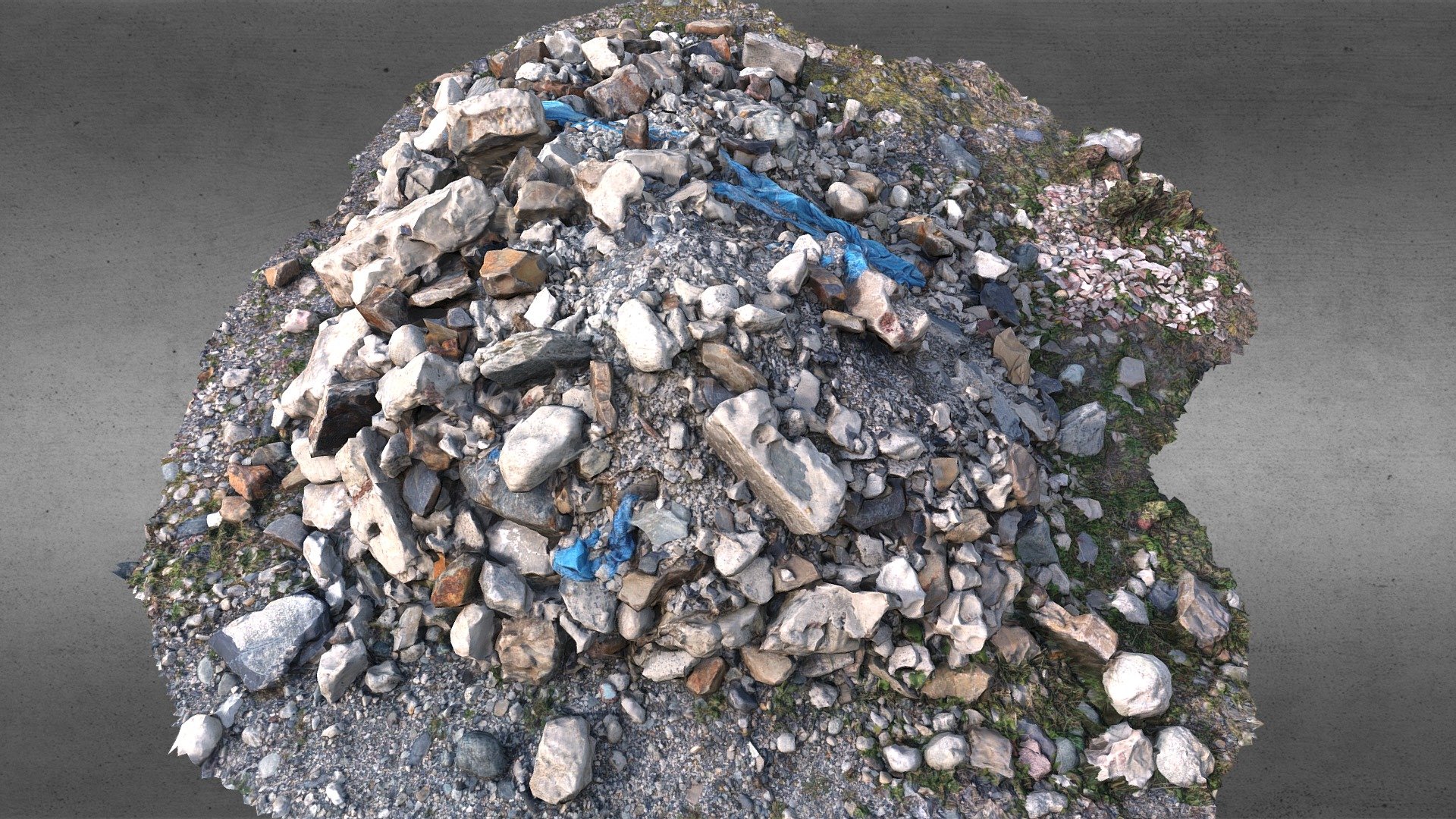 Stone rubble pile - Buy Royalty Free 3D model by Exploring Europe and ...