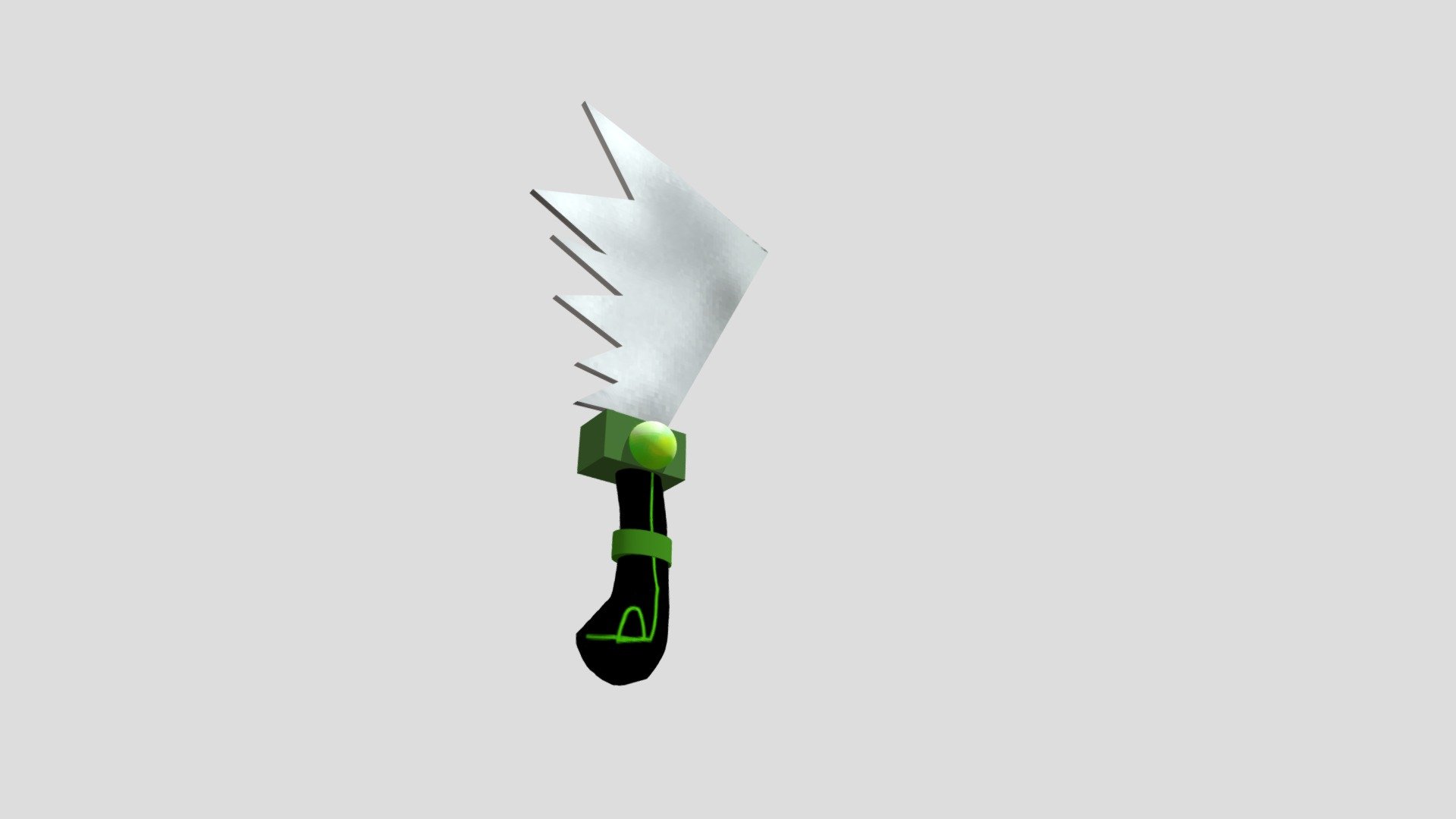 Green Electric Sword - Download Free 3D model by Lime Creation (@Lime90 ...