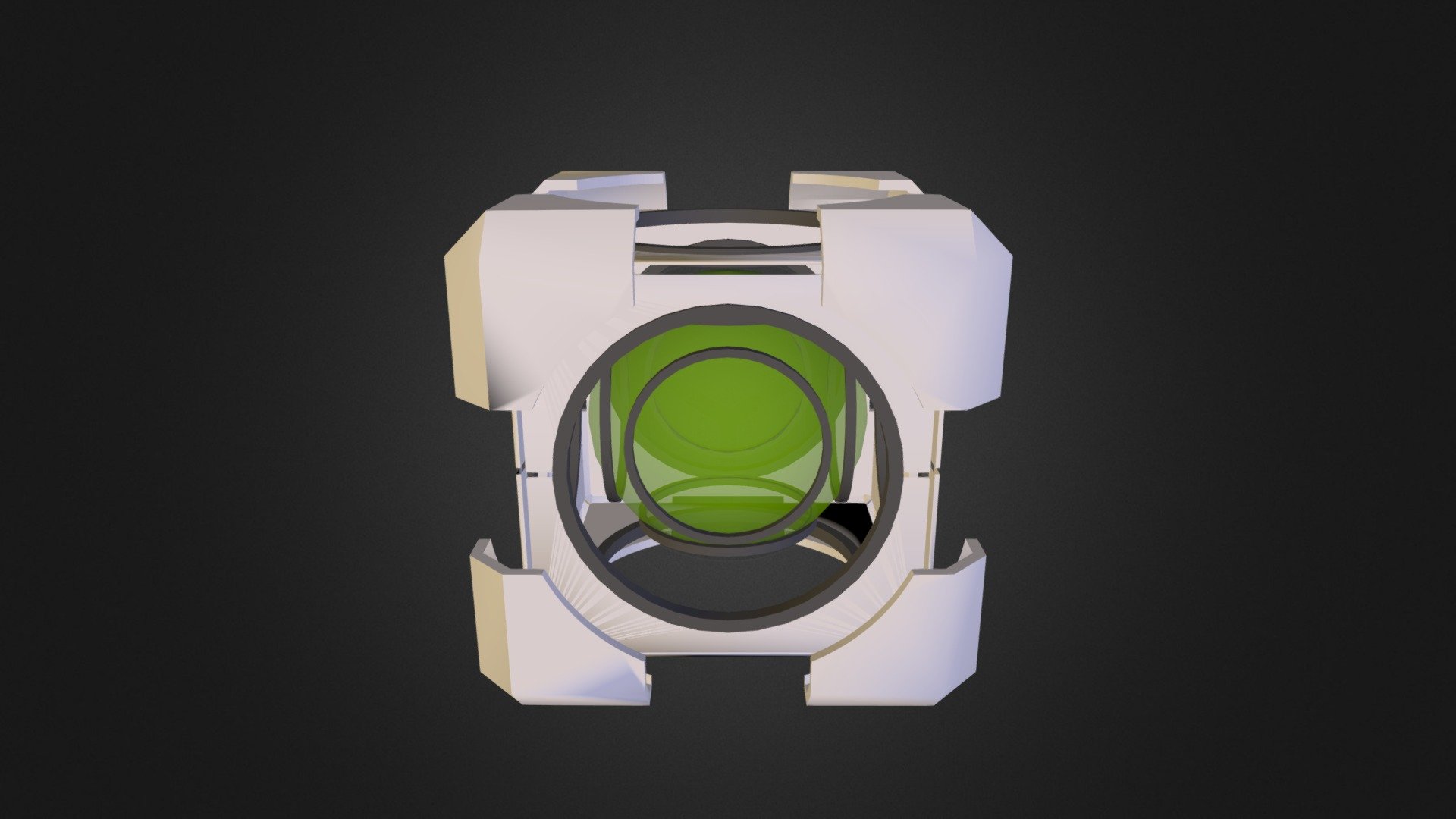 Portal Refraction Cube - 3D model by aero31aero [ef4e631] - Sketchfab