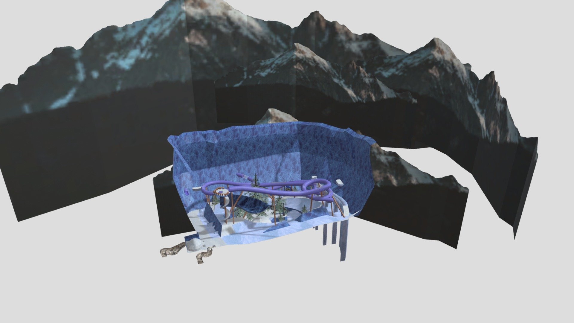 Gorilla Tag New Mountains Map - Download Free 3D model by That-one ...