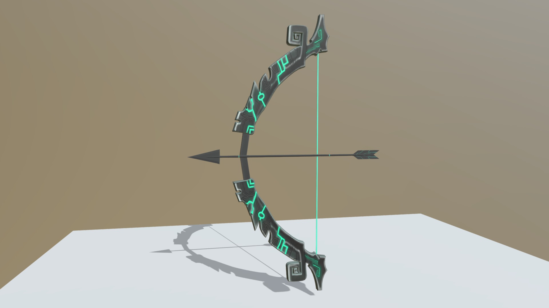 Bow And Arrow - 3D model by lily314320 [ef53e71] - Sketchfab