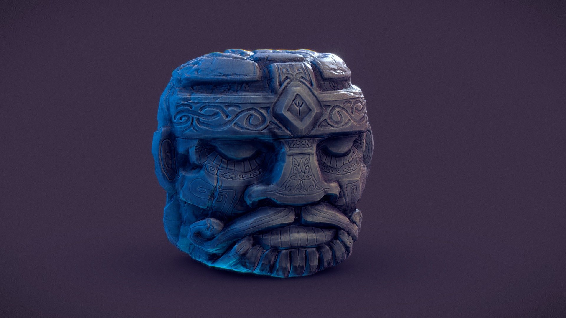 TYR God Head - 3D model by Faouzi Hamida "FaZ" (@sensokan) [ef5a167 ...