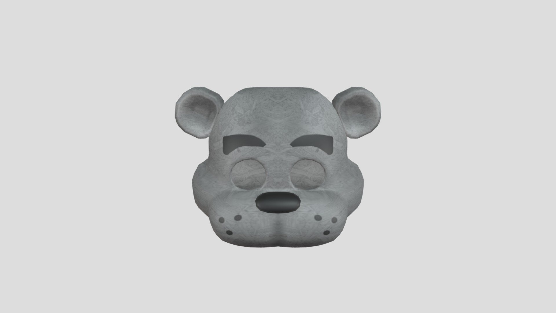 freddy-fazbear-mask - 3D model by jsifuentes17 [ef5a407] - Sketchfab