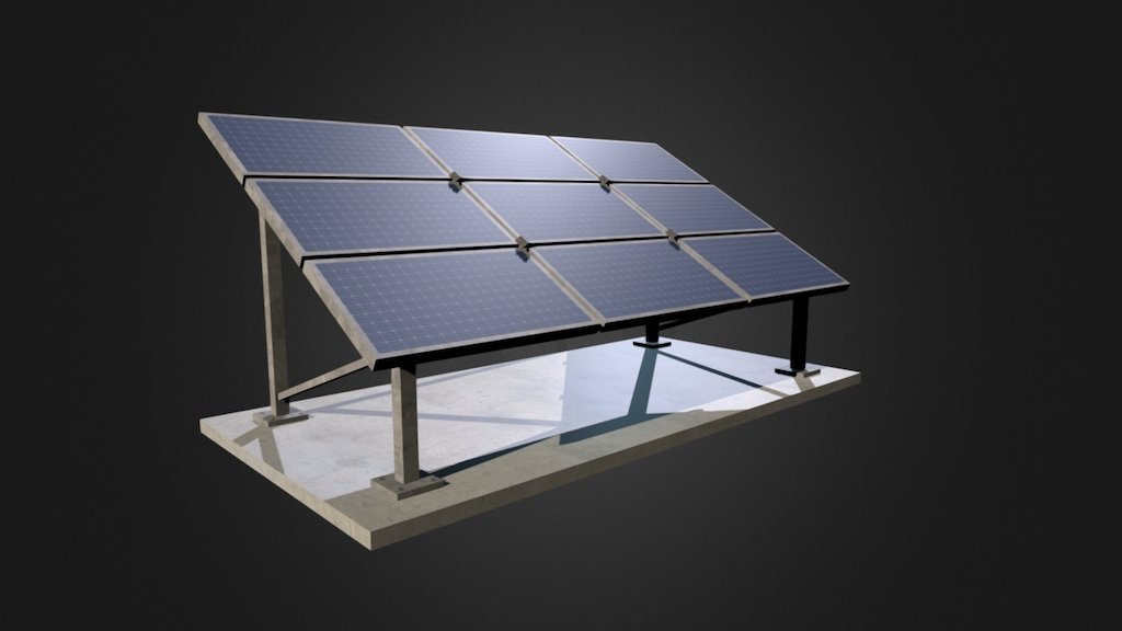 04 Solar Panels - 3D model by Rendermatic 3D (@hubert1) [ef5b8e4 ...