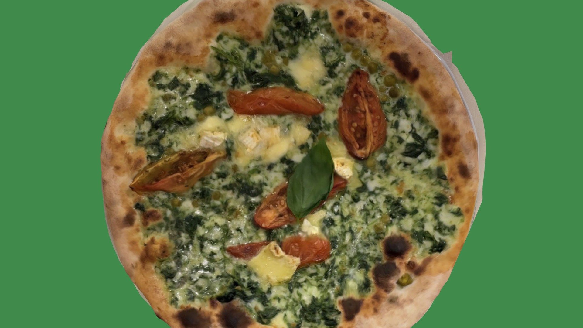 Pizza with Gouda and Pesto - 3D Scan - Buy Royalty Free 3D model by ...