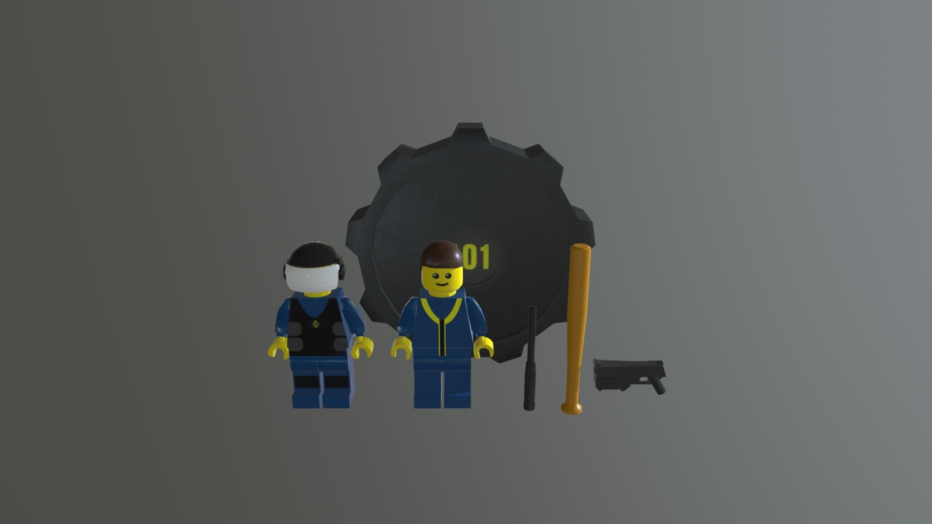 Lego Fallout Models - Download Free 3D model by TheMightySultan ...