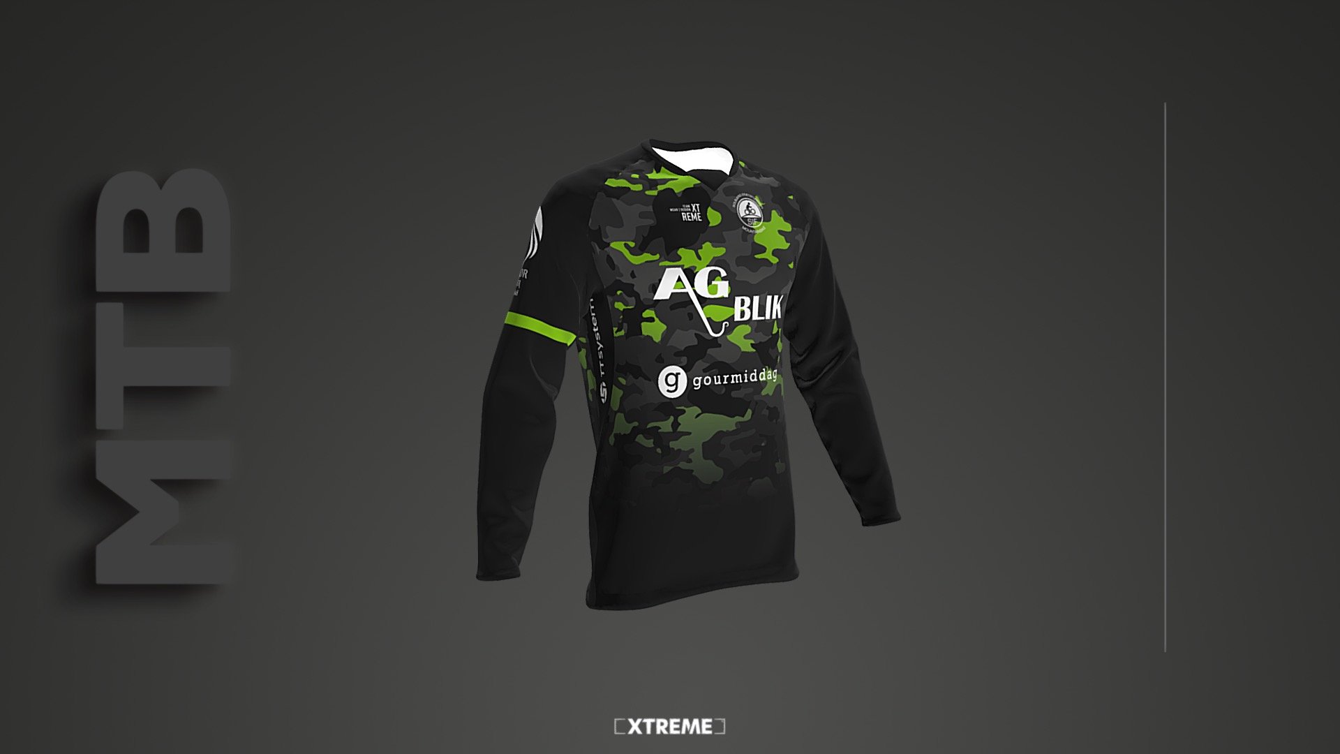 Solbjerg MTB - L/æ MTB trøje 04192 - 3D model by Konggaard - Xtreme ...