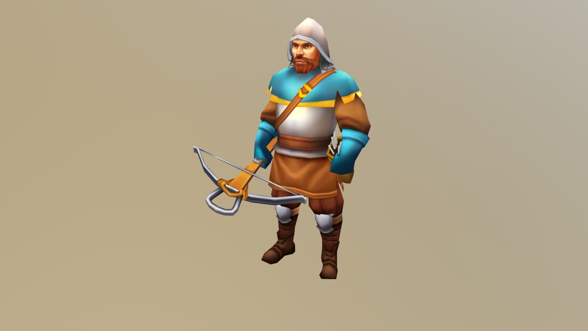 Crossbowman - 3D model by Voganart (@bigroguevogue) [ef5d3f1] - Sketchfab