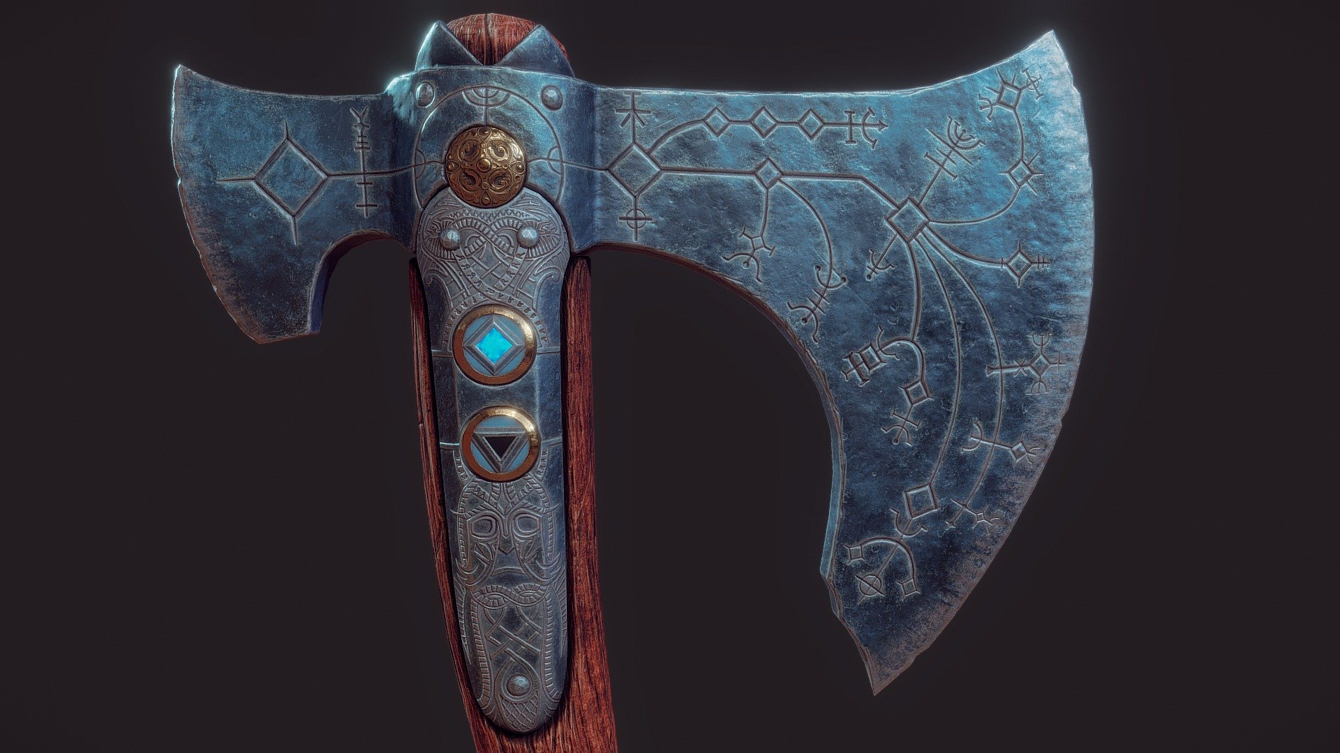 Leviathan Axe 3D Model By AlexChuchvaga ef5dc2b Sketchfab