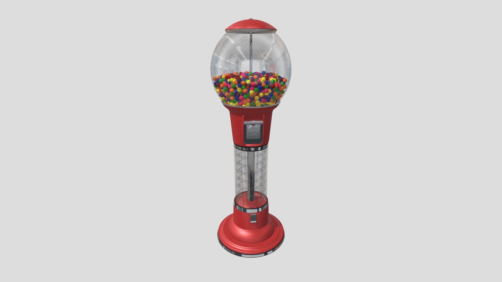 Gumball machine - 3D model by Ahrenbeck [ef5e2f6] - Sketchfab