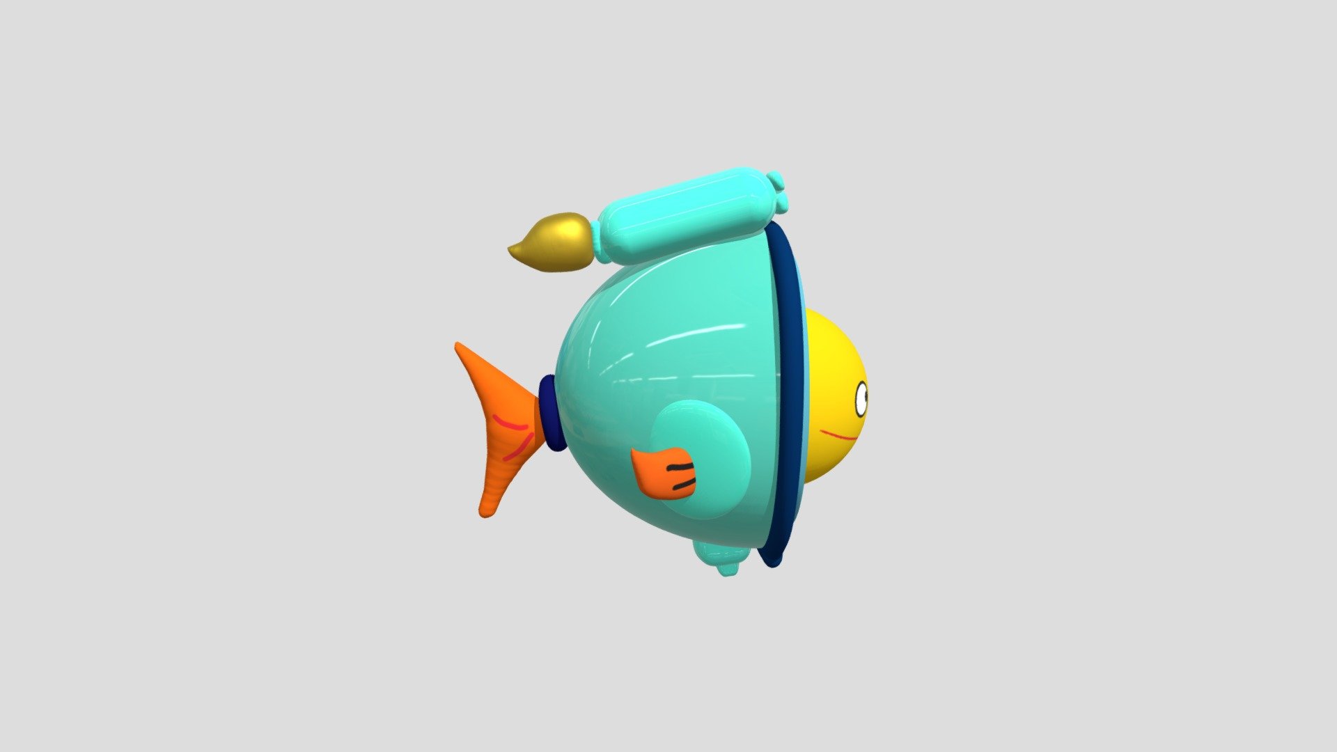 Fishtronaut Early - Download Free 3D model by niccheezey [ef60e03 ...