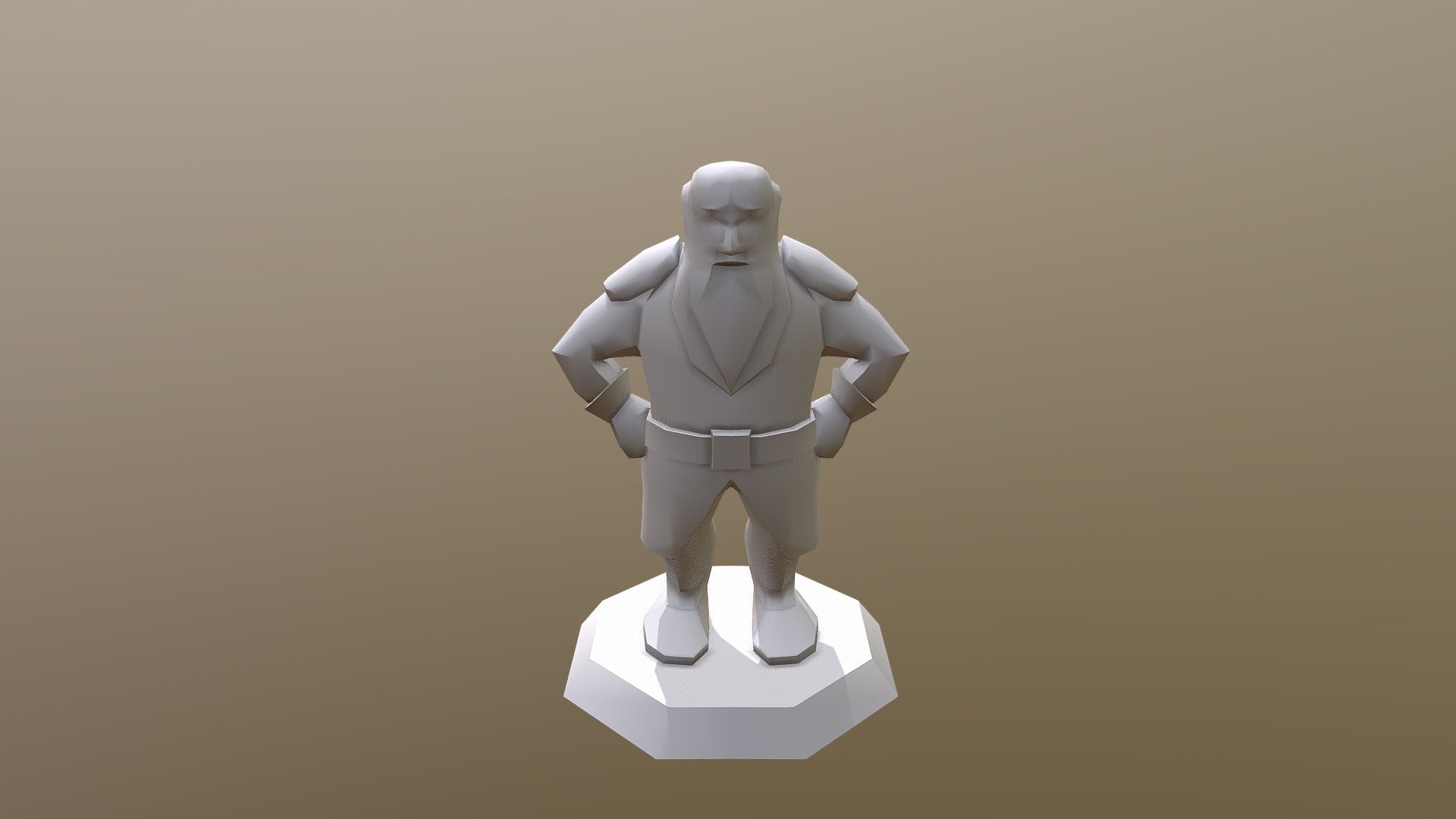 Dwarf Miniature - 3D model by L. Virolainen (@LVirolainen) [ef61183 ...