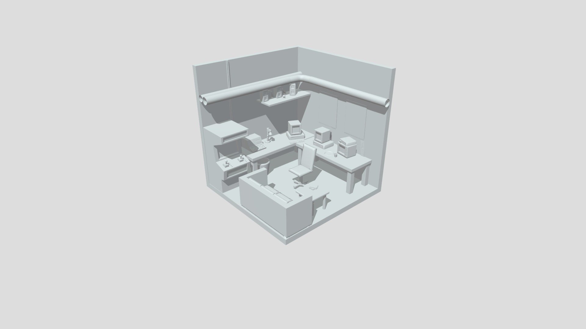 cuarto gamer_DIAZ LARA ISAI ALEJANDRO_11042021 - 3D model by ...