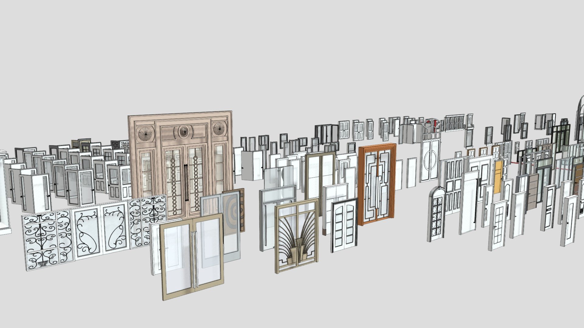 models of doors and window doors - 3D model by idrici94ali [ef63b6b ...