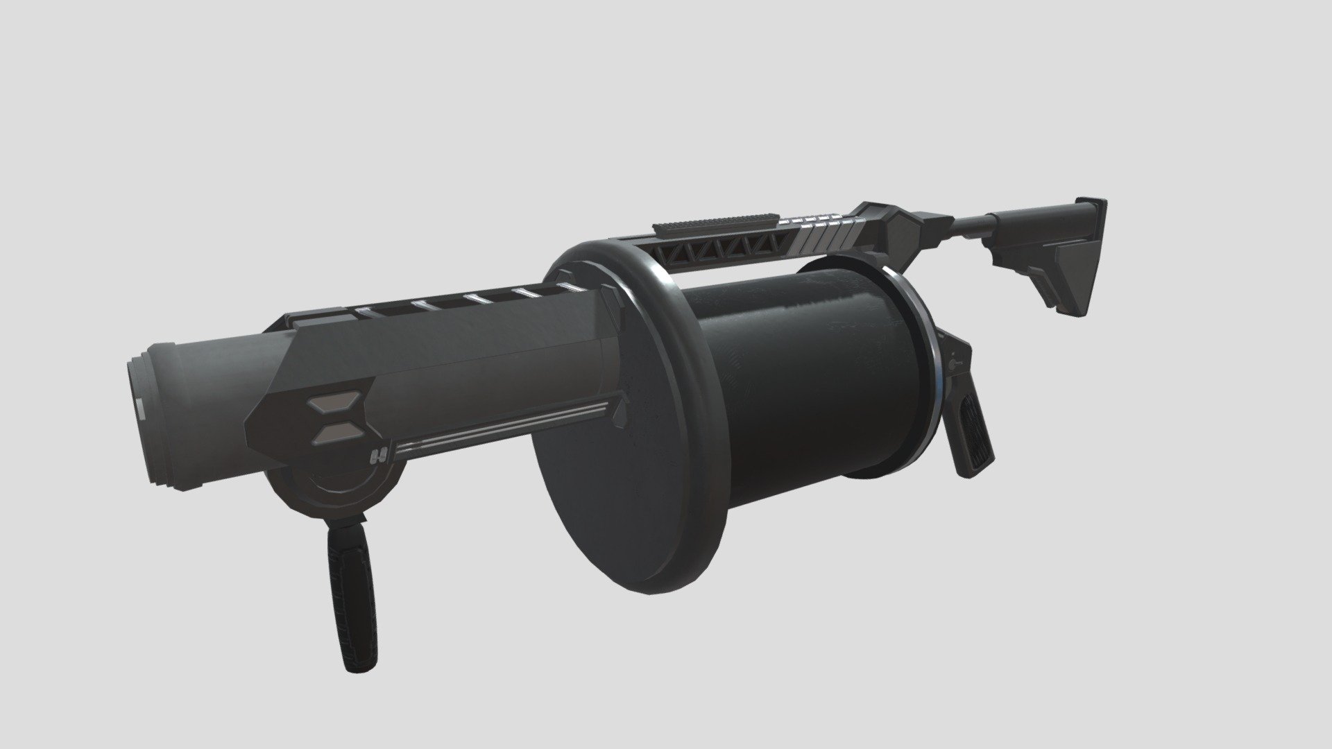 Grenade Launcher - Download Free 3D model by Theo_Nelson [ef63d33 ...