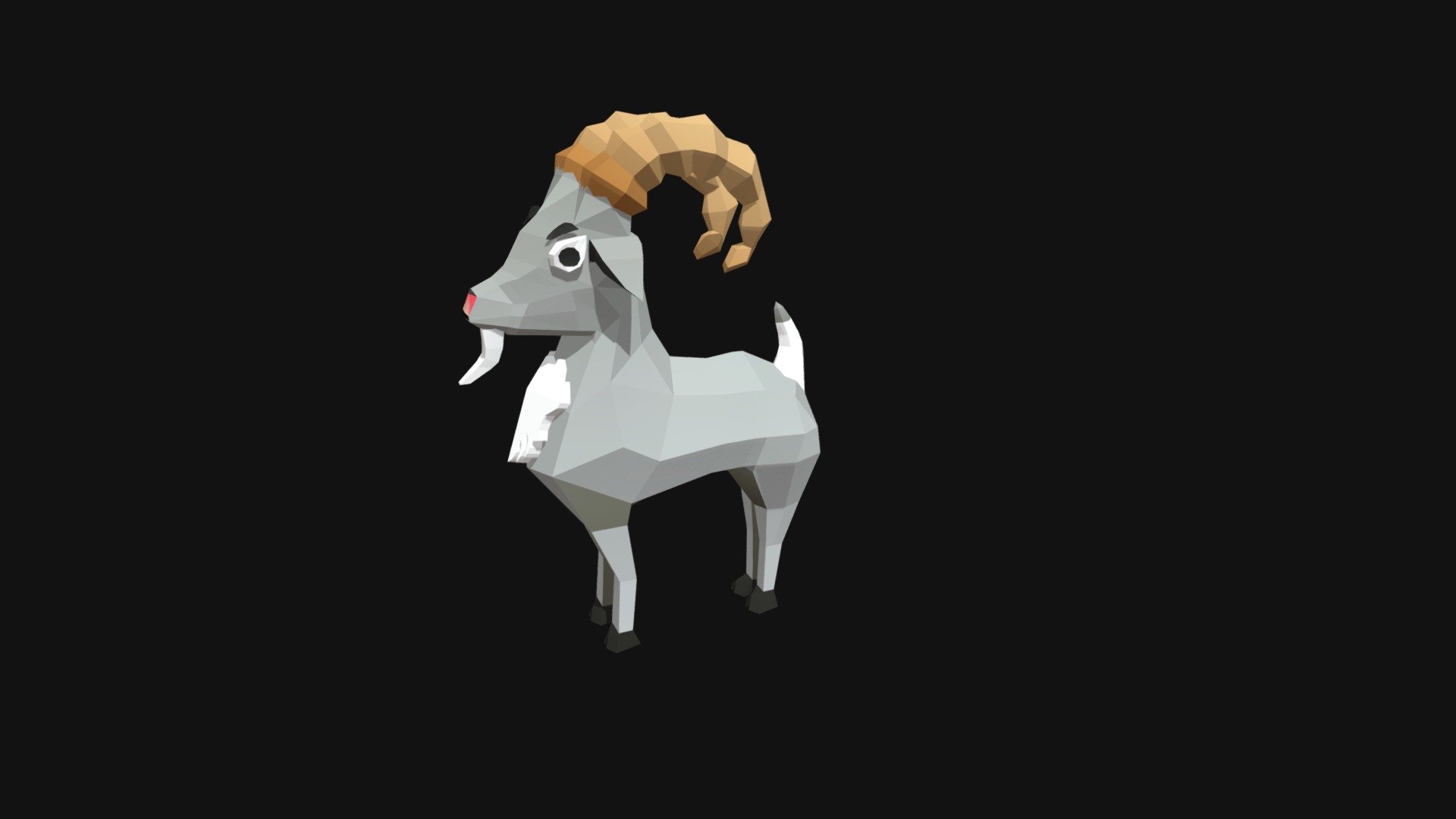 Goat - 3D model by majd7 [ef64480] - Sketchfab