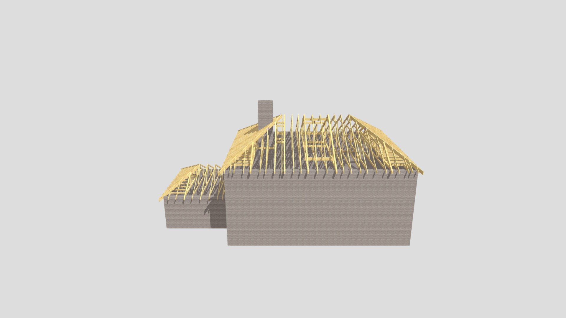 Troy House_truss_roof Rev A - Download Free 3D model by Dermf [ef65202 ...