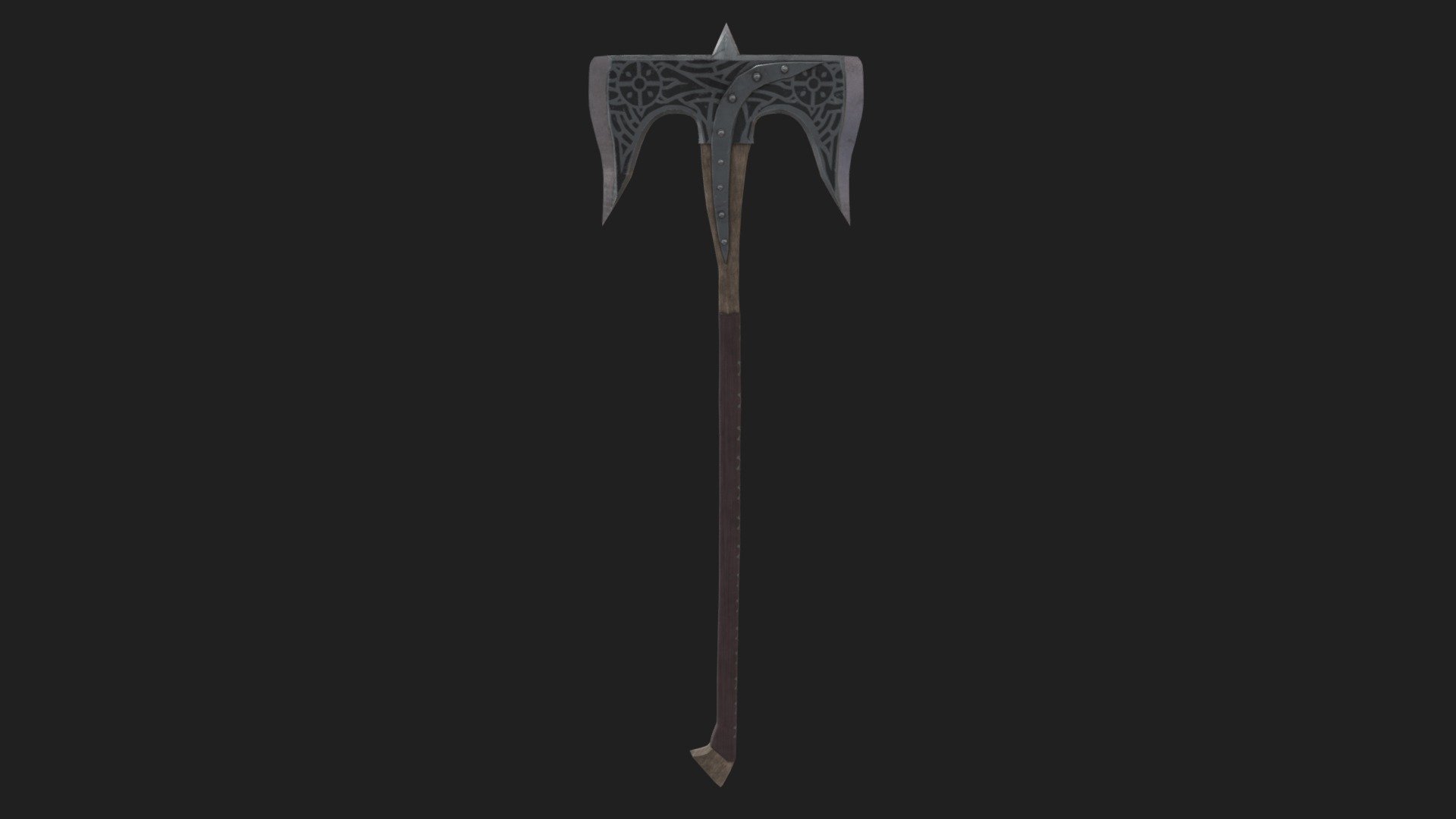 Skyrim Fanmade Dawnguard Battleaxe - 3D model by CaesarXVI [ef654f4 ...