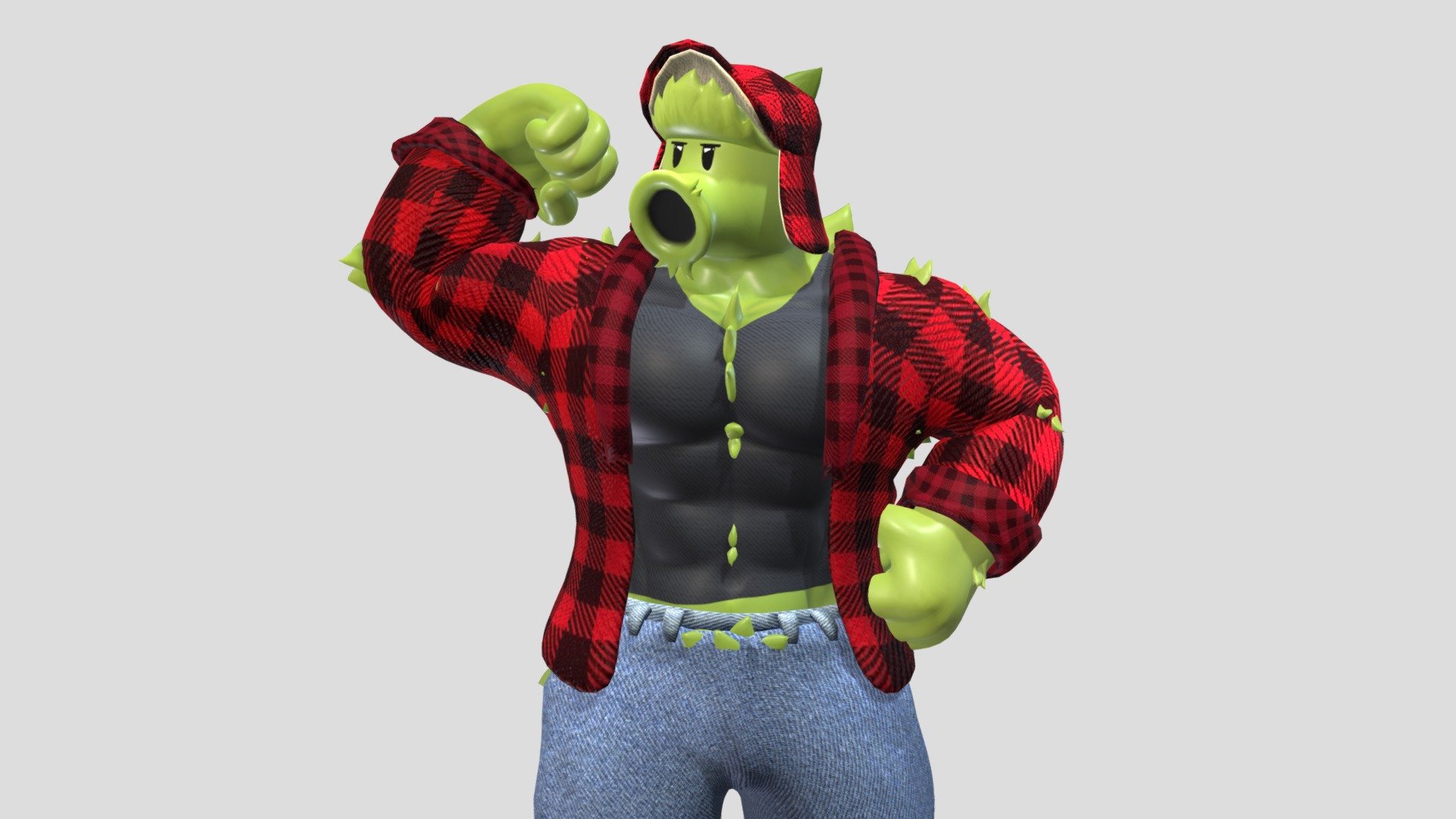 Primal Peashooter 2 (REAL) - Download Free 3D model by wsbber [ef66249] - Sketchfab