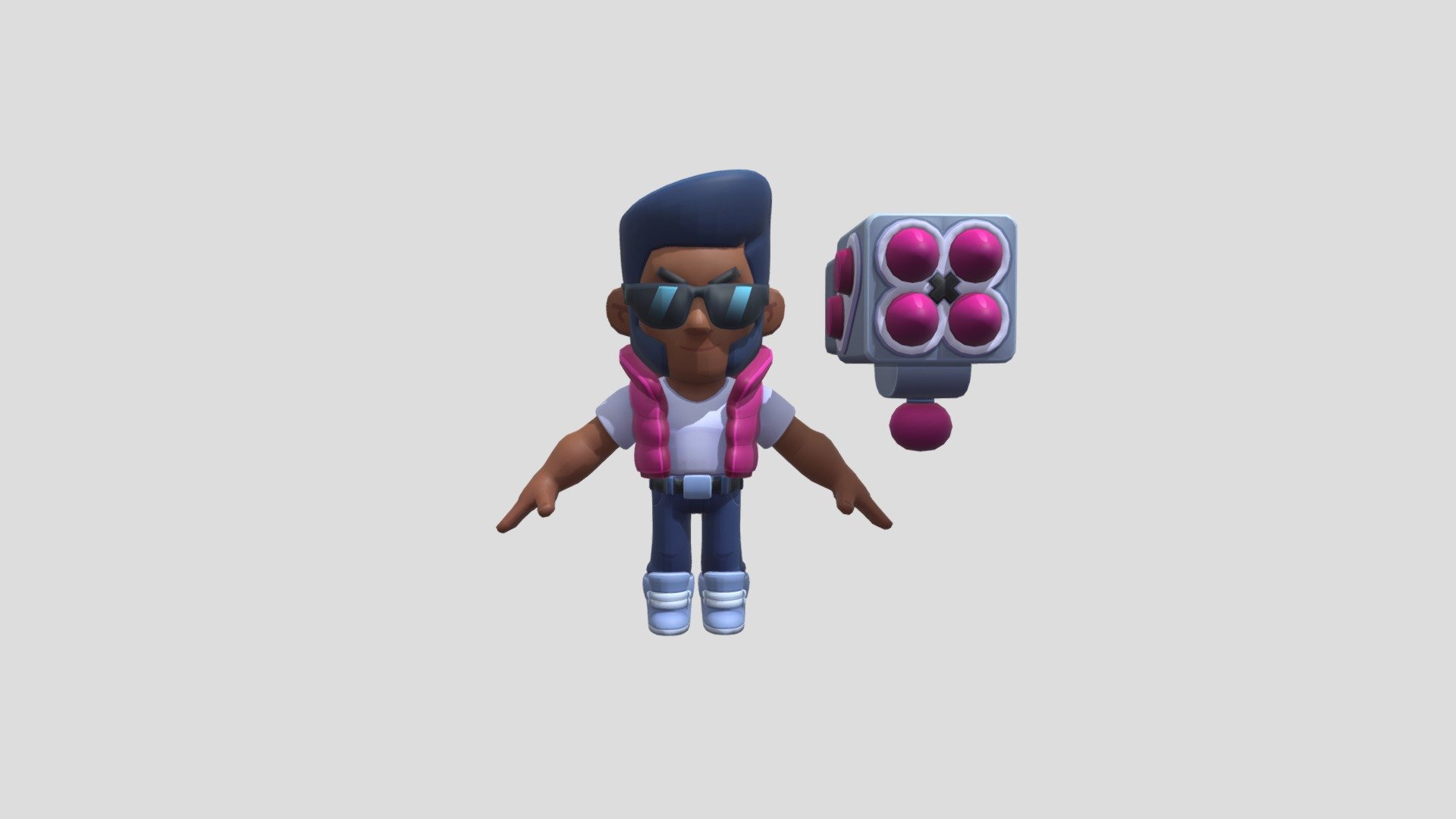 Brock Remodel - Download Free 3D model by Brawl2024. (@Brawl2023 ...