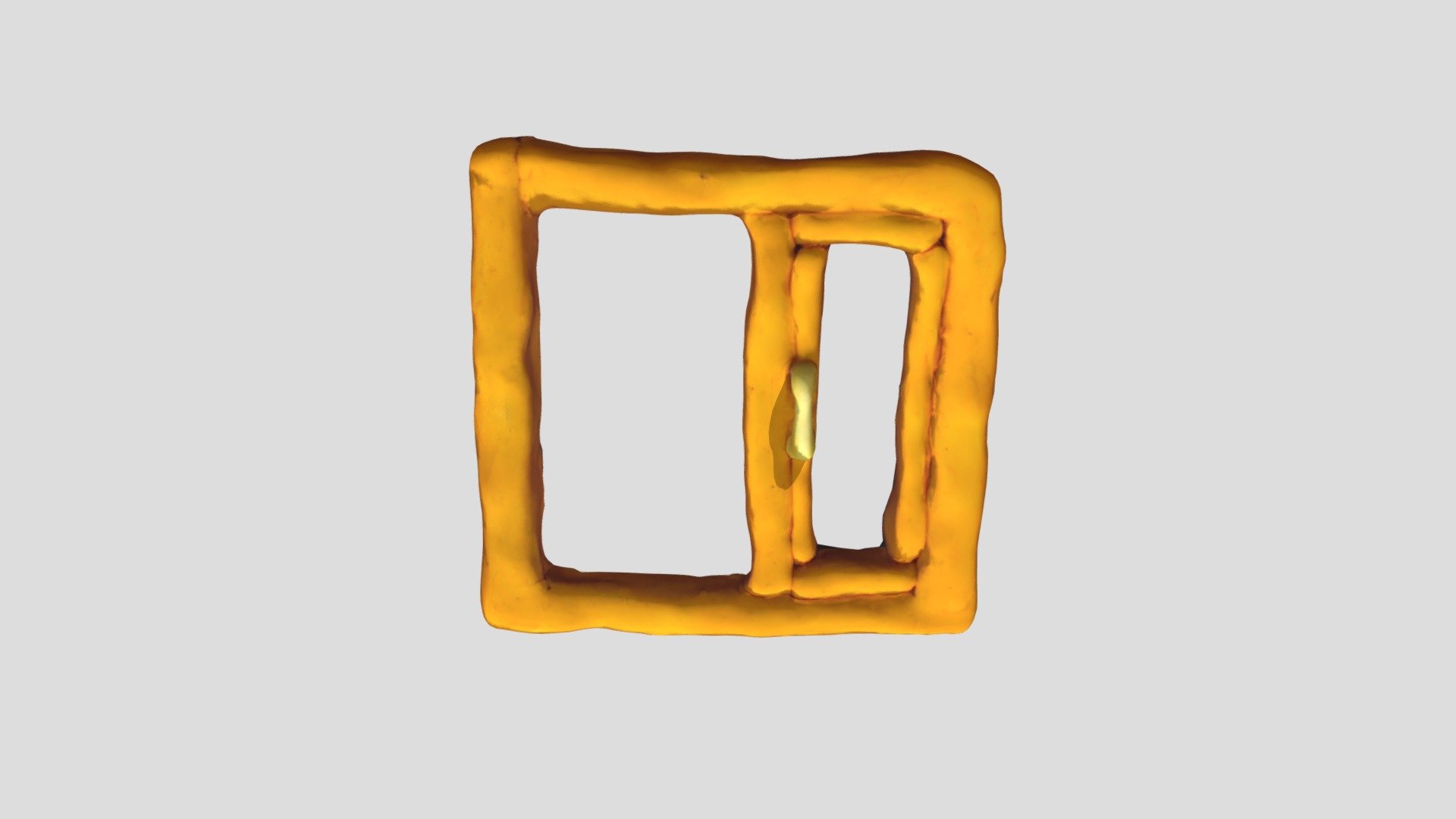 Orange window frame - Download Free 3D model by Edvard96 [ef69b5d ...