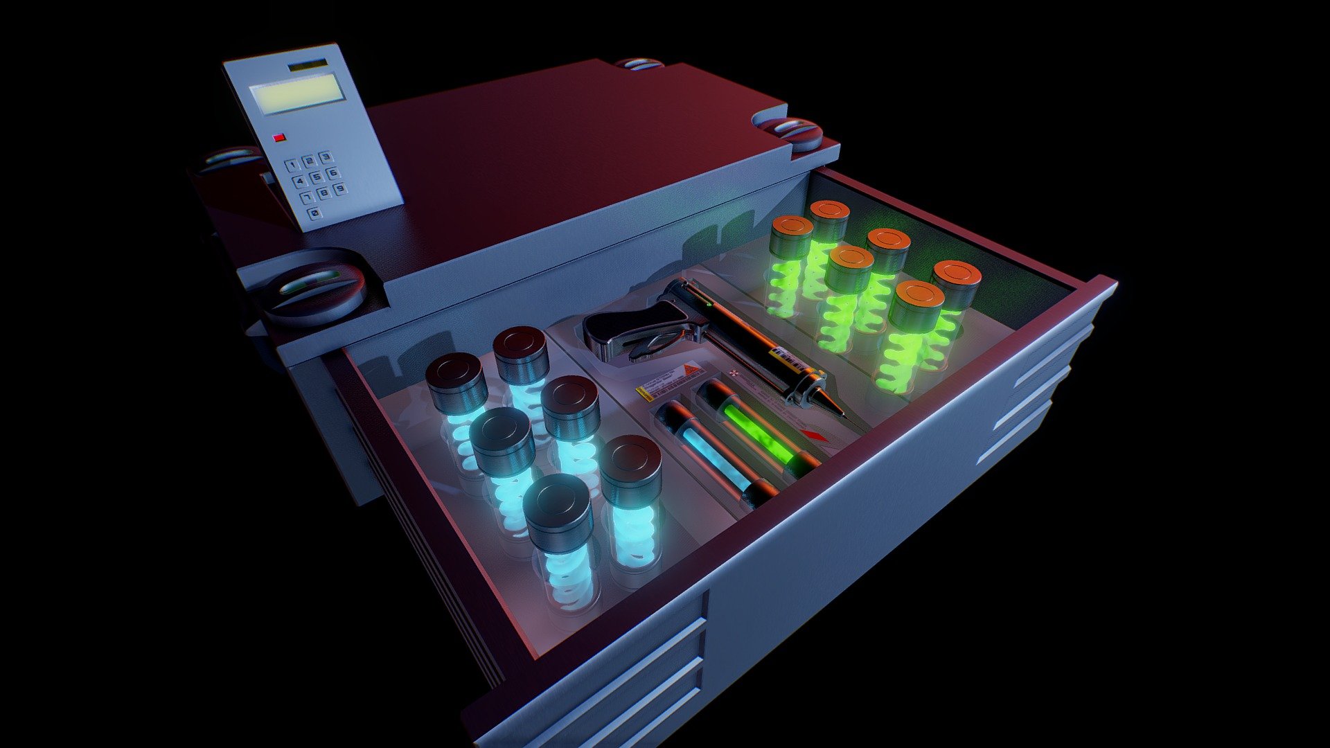Resident Evil T-Virus Briefcase (Fan Anim Unity) - 3D model by Canary ...