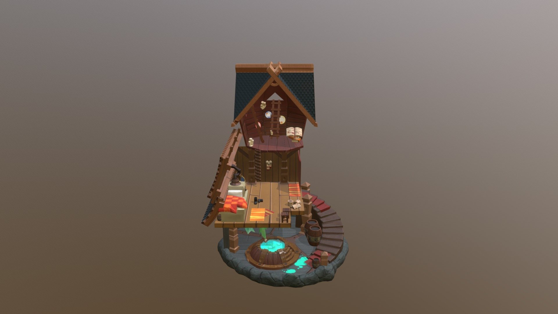 witch's house - 3D model by rimrim [ef6c8f8] - Sketchfab