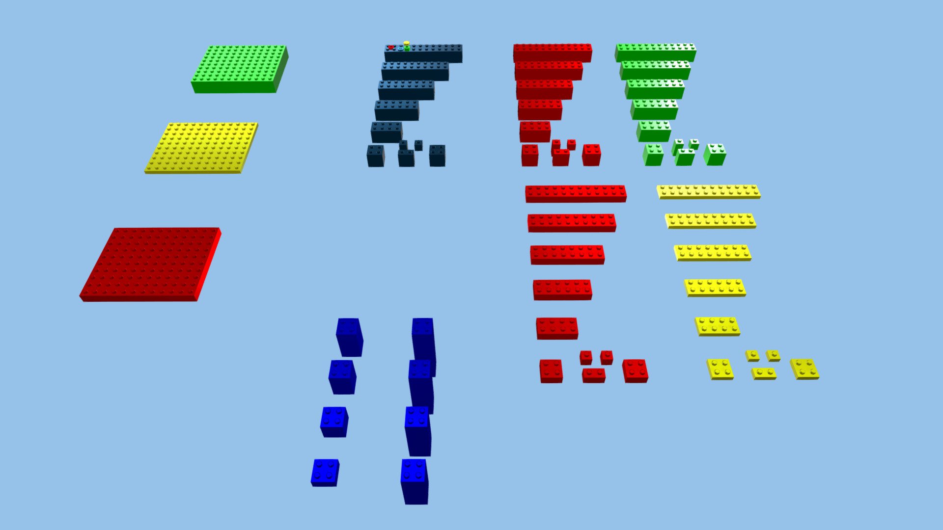 Virtual Lego Set - 3D model by fasteng [ef6d3bb] - Sketchfab