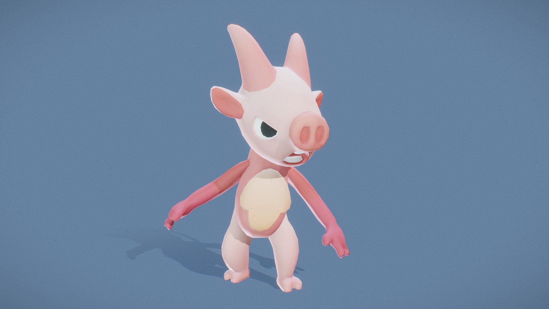 Cartoon Characters - Medium Imp Warrior - Buy Royalty Free 3D model by ...