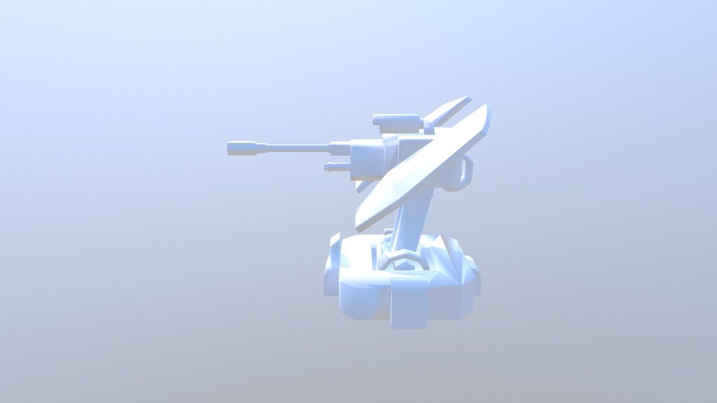 Turret - 3D model by roarieluz [ef6db58] - Sketchfab