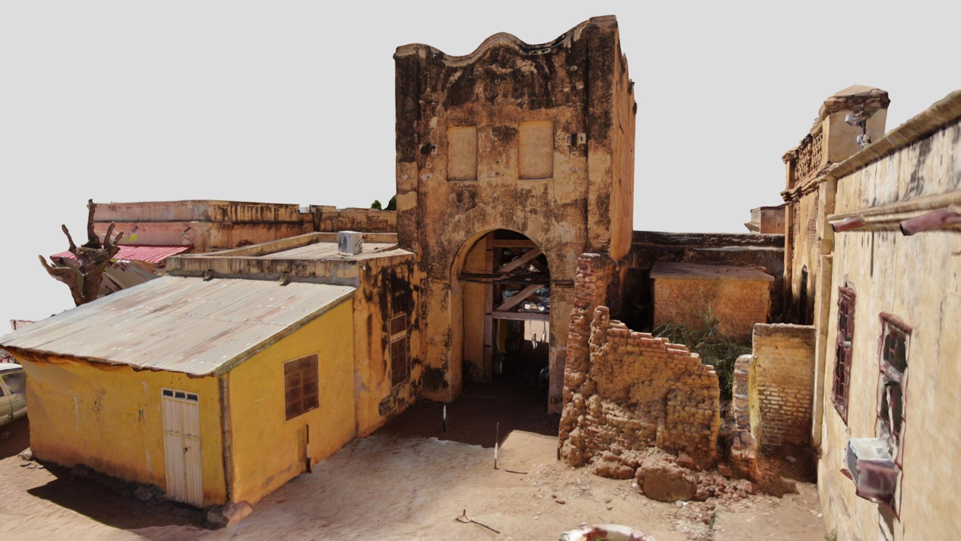 Modiria Gate, Al Obeid City, Sudan - 3D model by Sabik Anwar ...
