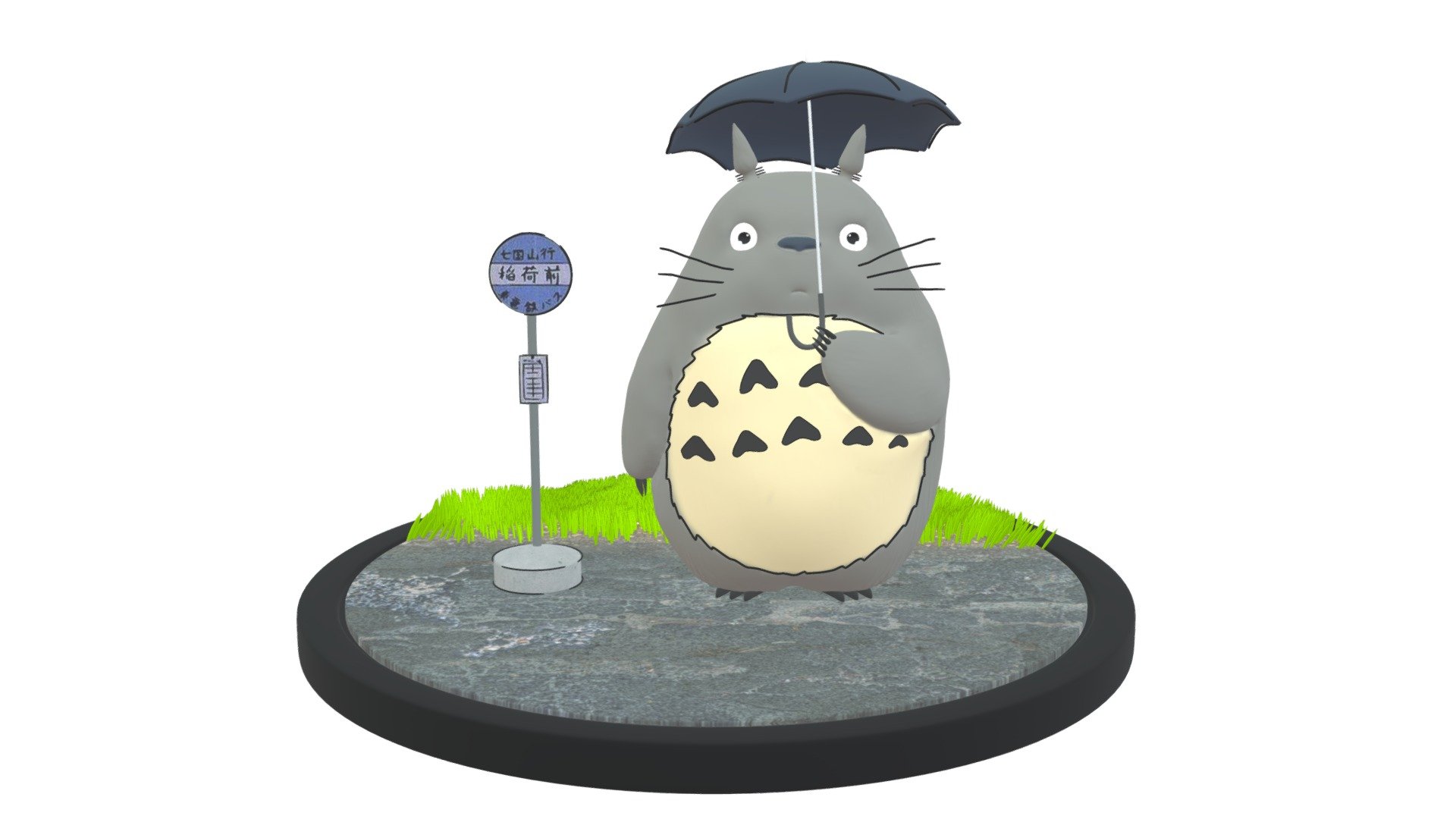 Totoro from My neighbor Totoro - 3D model by istrauss10 [ef70aea ...