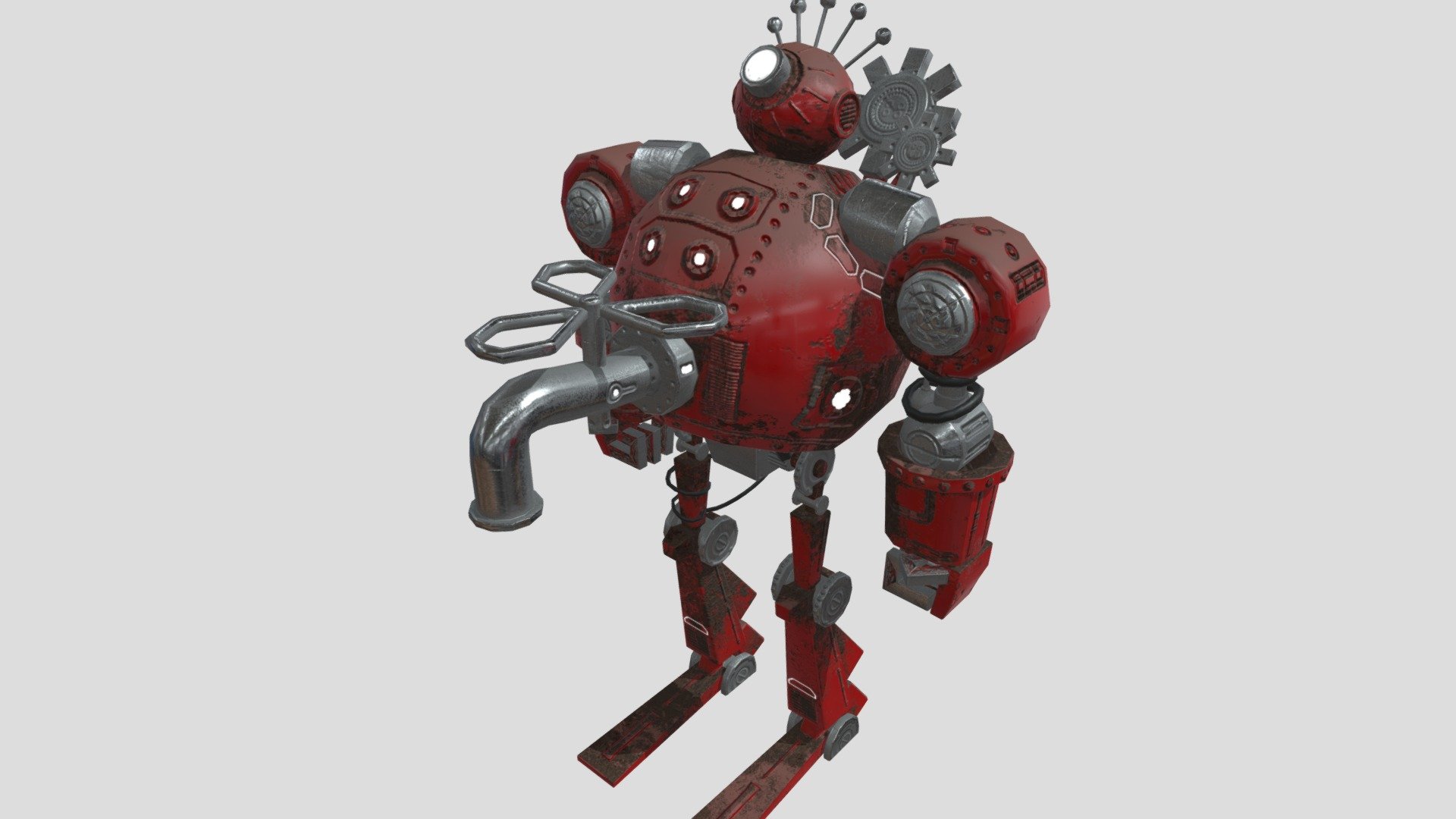 Robot Scetch Download Free 3d Model By Andrey Mikheev Id17317