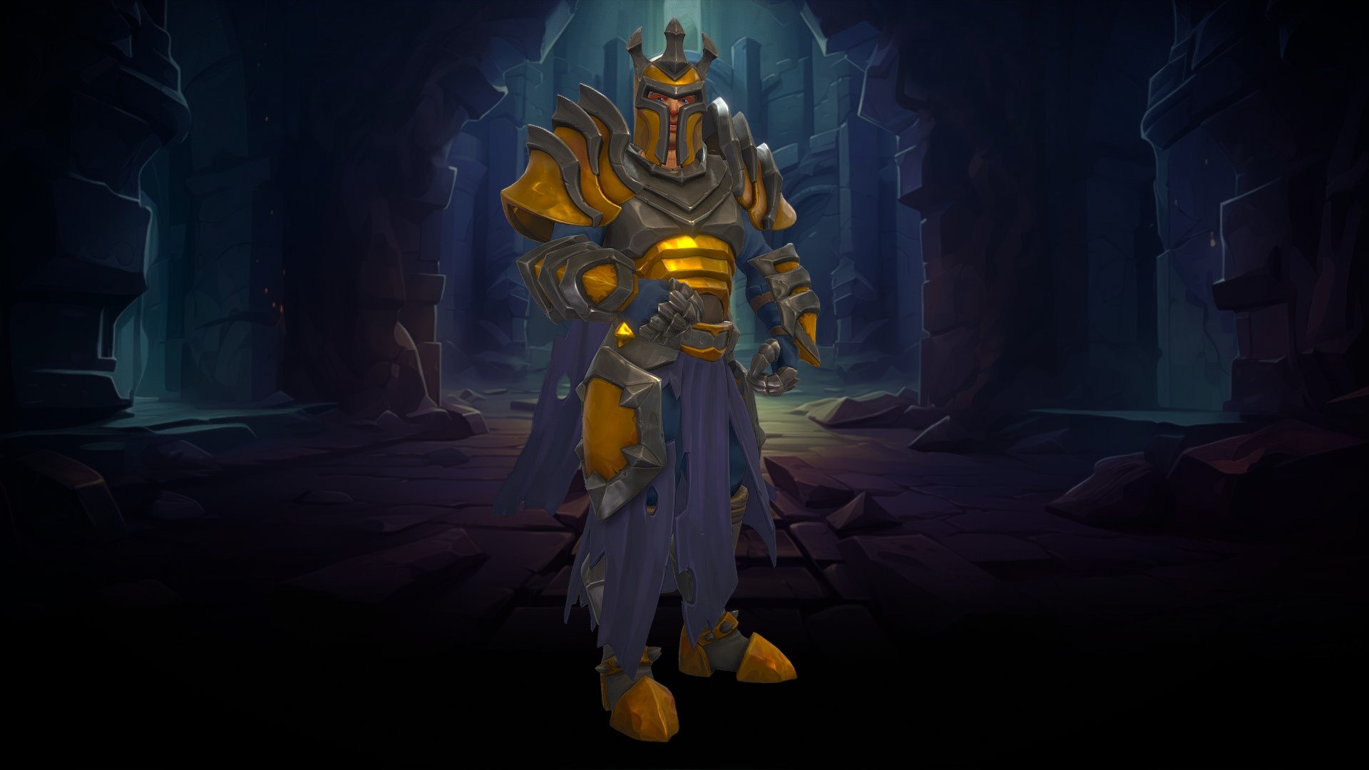 Stylized Human Male Dungeon Knight(Outfit) - 3D model by N-hance Studio ...