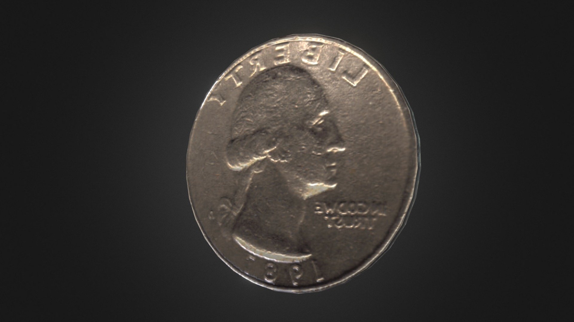 Simple Quarter - Download Free 3D model by Blender3D [ef7335b] - Sketchfab