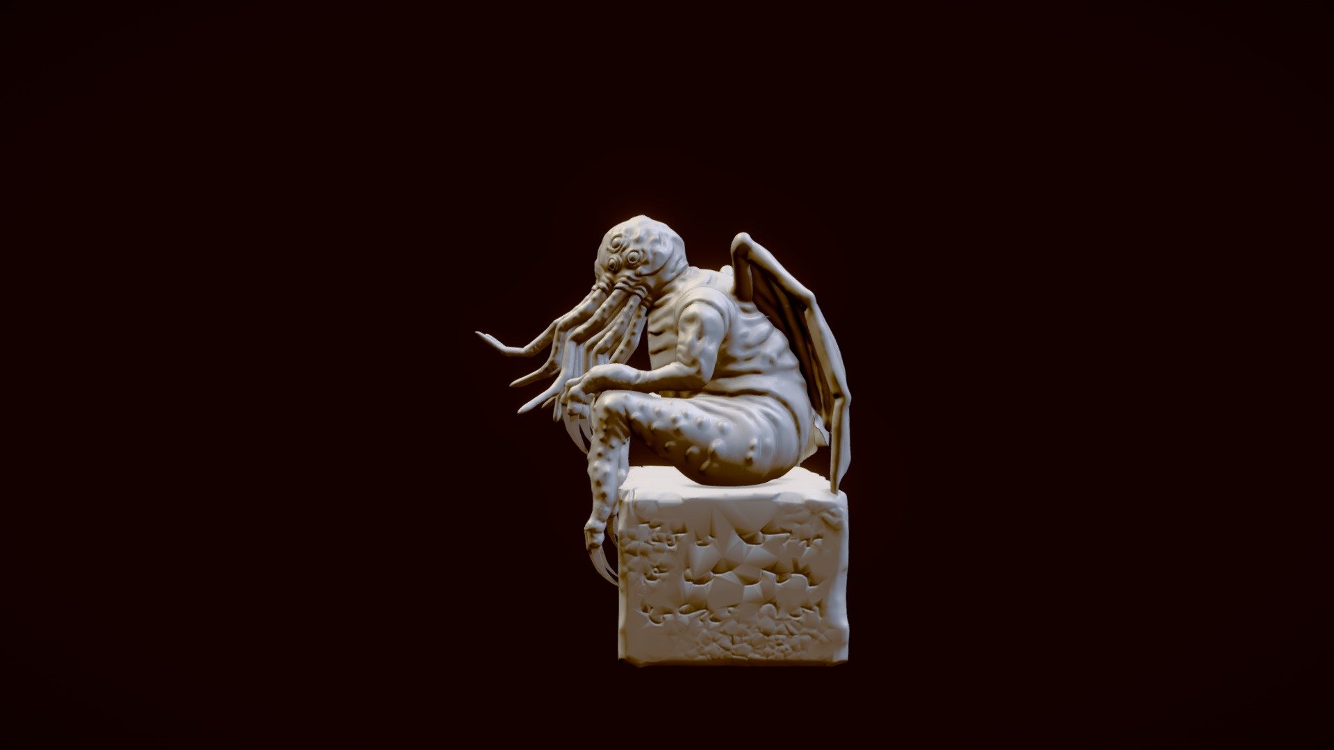 Day 19: Cthulhu - 3D model by yaniv_l [ef734bd] - Sketchfab