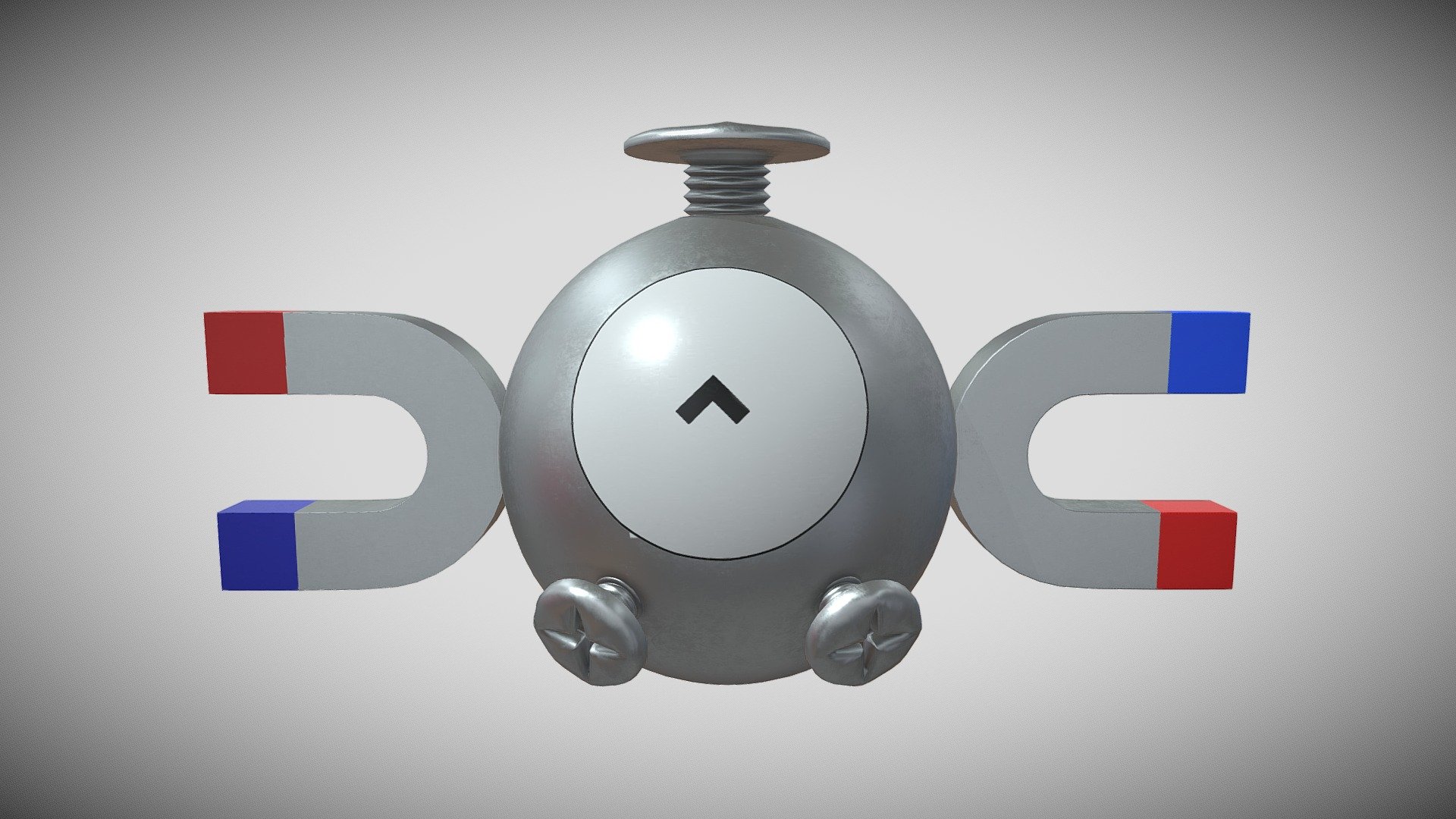 Magnemite - 3D model by robthenewb [ef76e72] - Sketchfab