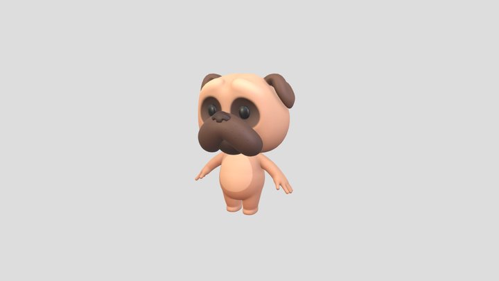 Pug 3D models - Sketchfab