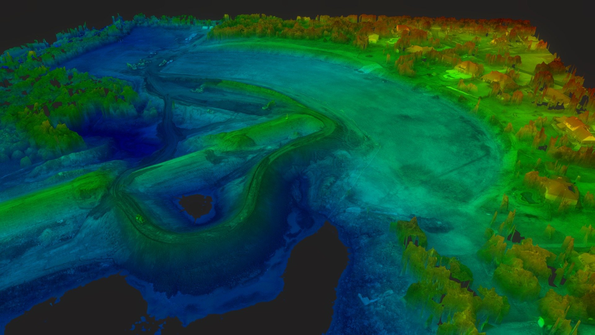 Digital Elevation Model | January 8th, 2021 - 3D model by aerialok ...