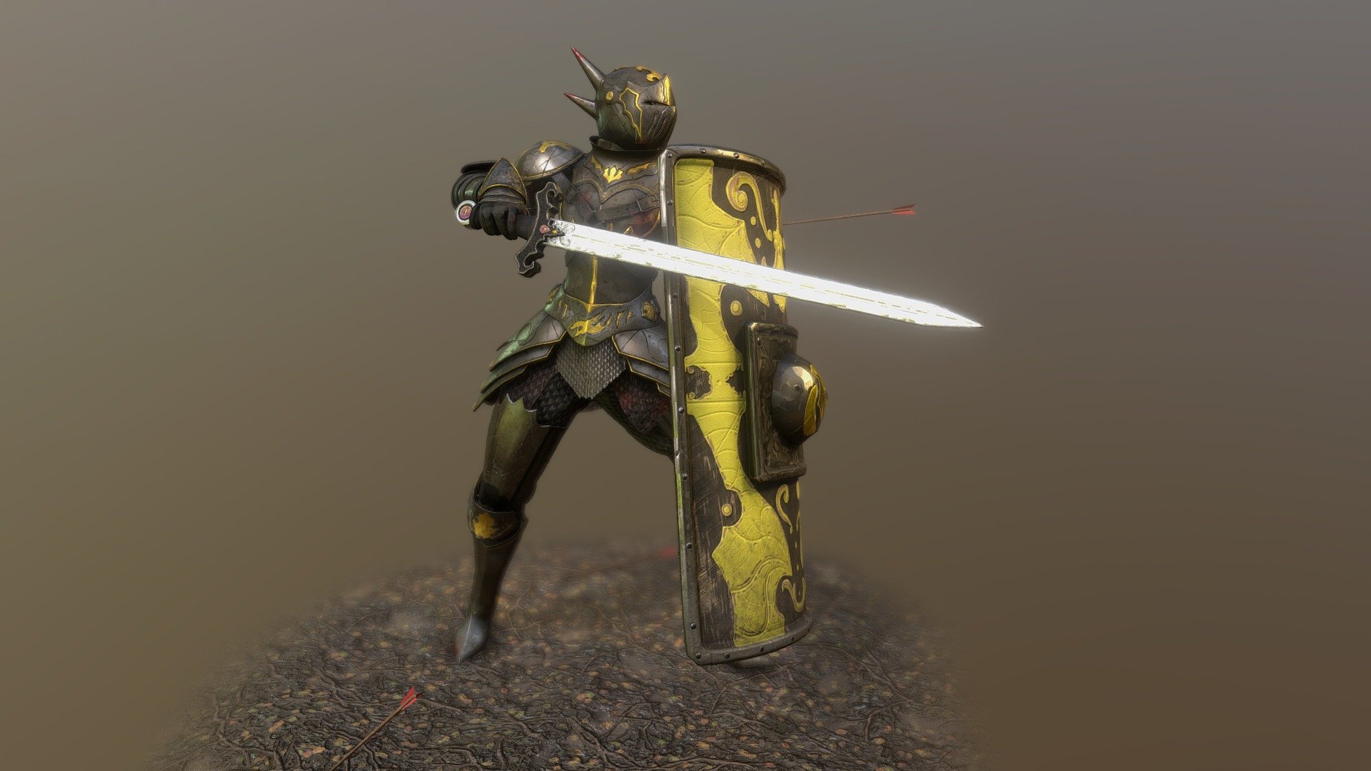 Knight Commander - 3D model by Axl (@axlpendleton) [ef793dc] - Sketchfab