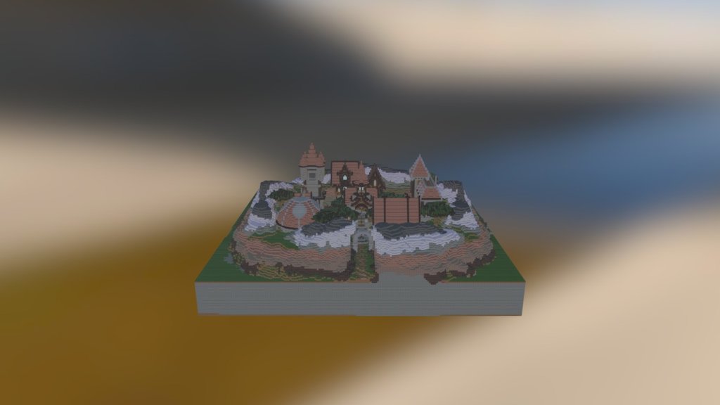 Spawn - 3D model by RedBox Minecraft Studio (@KlashRaick) [ef799d1 ...